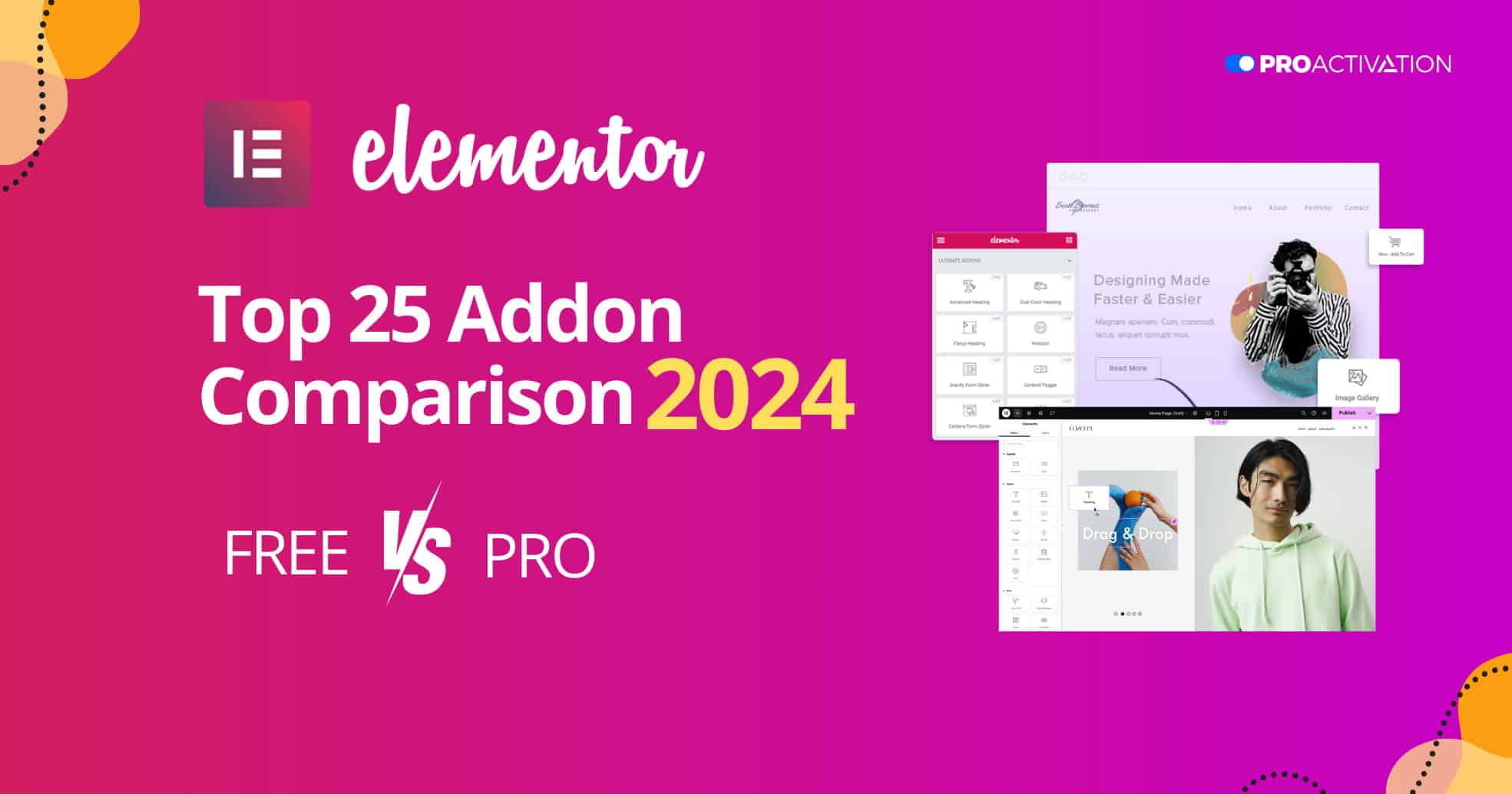 25 Best Elementor Addons Compared in 2024 (Free + Premium) | ProActivation
